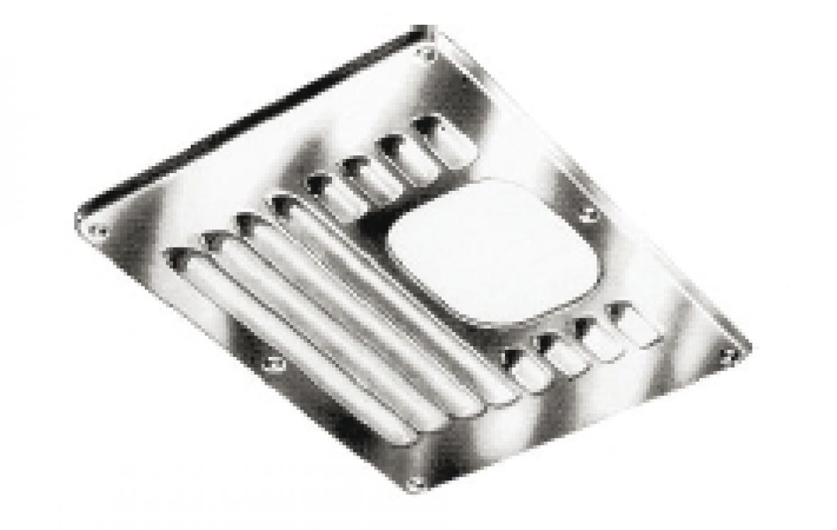 Abdeckblech mit Handdurchlass - Knott GmbH